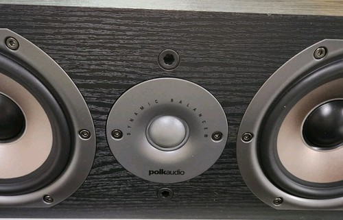 Polk Audio CS10 Center Channel Speaker with Dual 5-1/4" Drivers - Each ...
