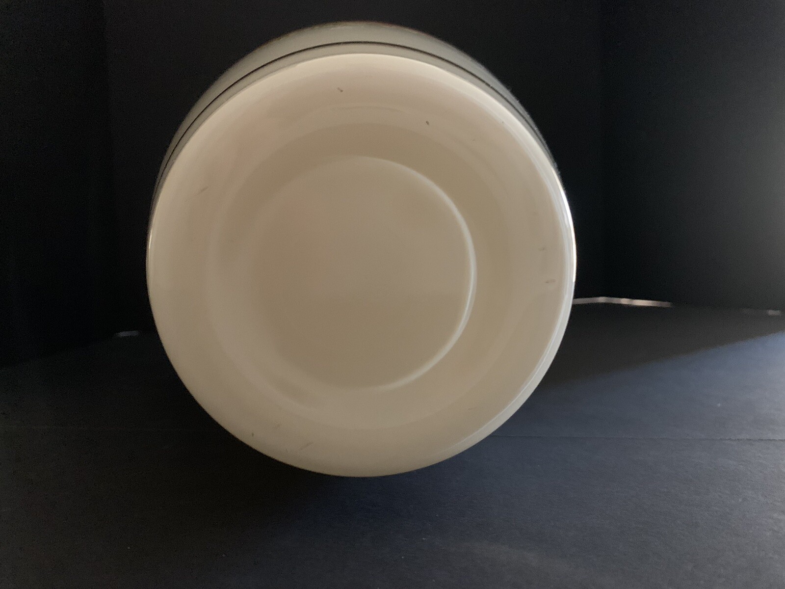 Cream Color Glass Vase Cherry Blossoms with Birds & Floral | eBay