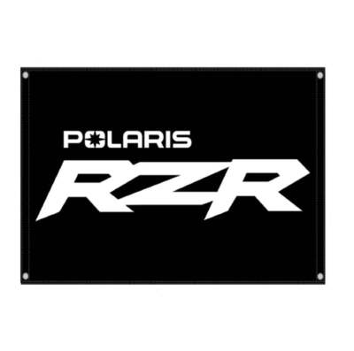 Polaris 3x5 RZR Flag, Black | 2862684 | eBay