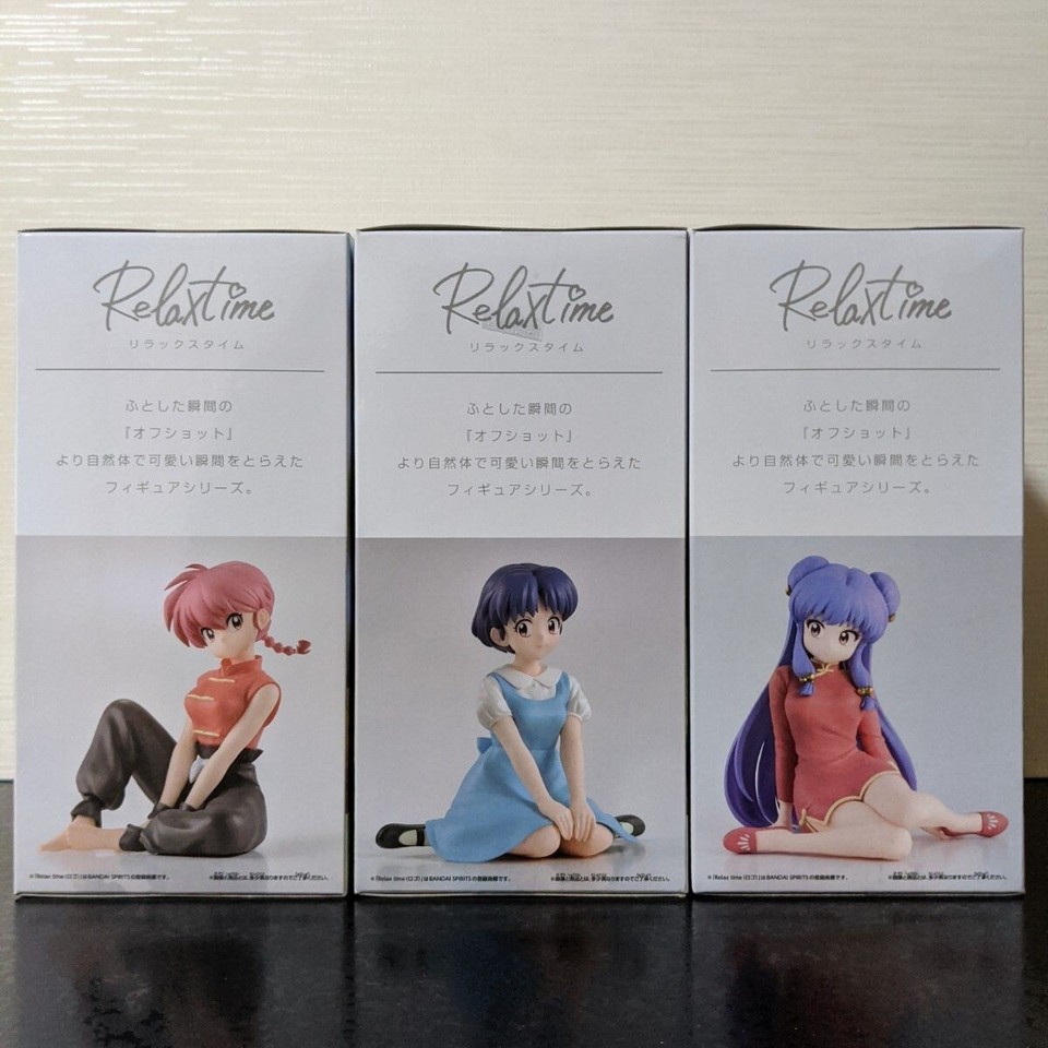 Ranma 1/2 Relax time Ranma Akane Tendo Shampoo Figure Set BANPRESTO New ...