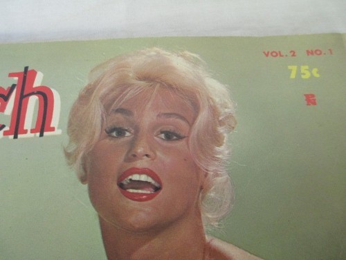 1962 VOL2 #1 FRENCH FRILLS MAGAZINE BLACK NYLONS ELMER BATTERS GIRLIE ...