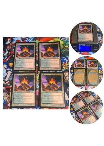 4× MTG Urborg Volcano Eng Magic the Gathering Invasion 330/350 Karte ...
