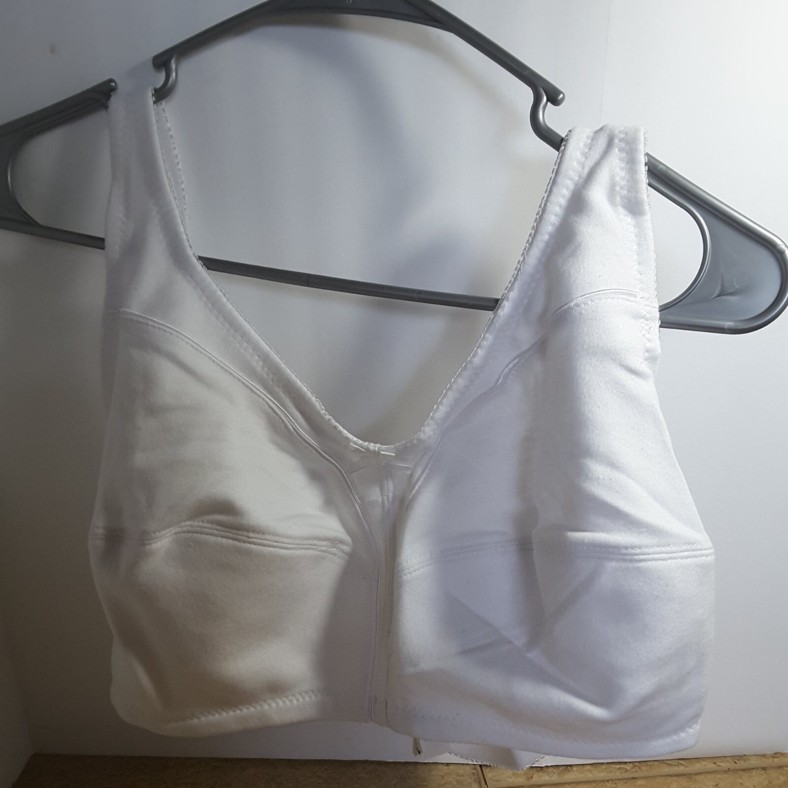 Comfort Choice Bra 42DD Women's Plus Size Cotton Wireless White New no ...