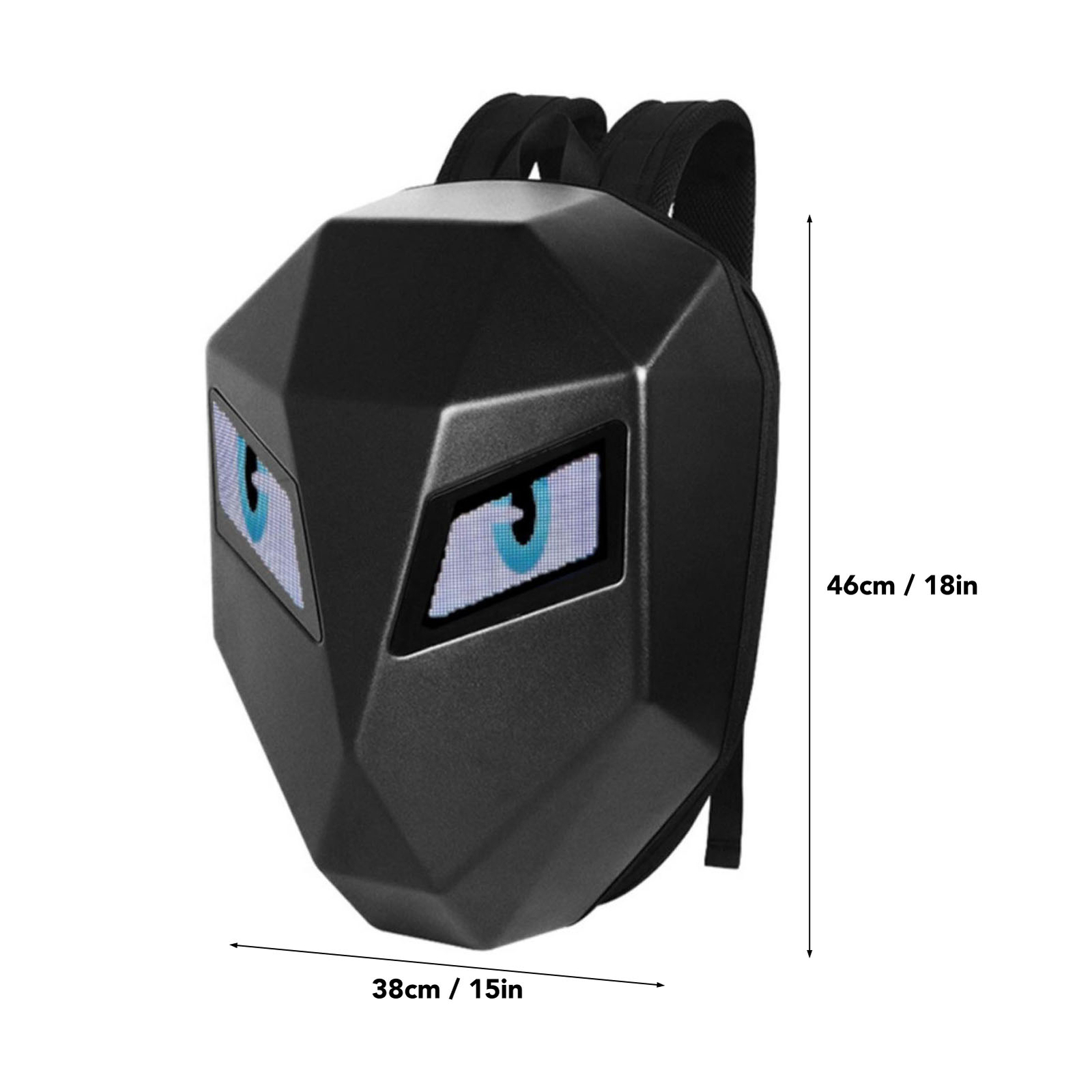 Motorcycle Backpack 3D Hard Shell LED Motorcycle Backpack For Riding | eBay