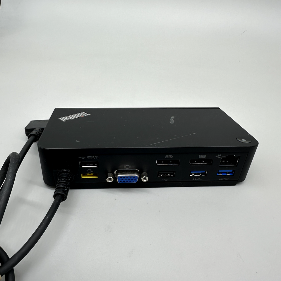 Lenovo ThinkPad OneLink+ DU9047S1 Docking Station 03X6296 No AC Adapter ...