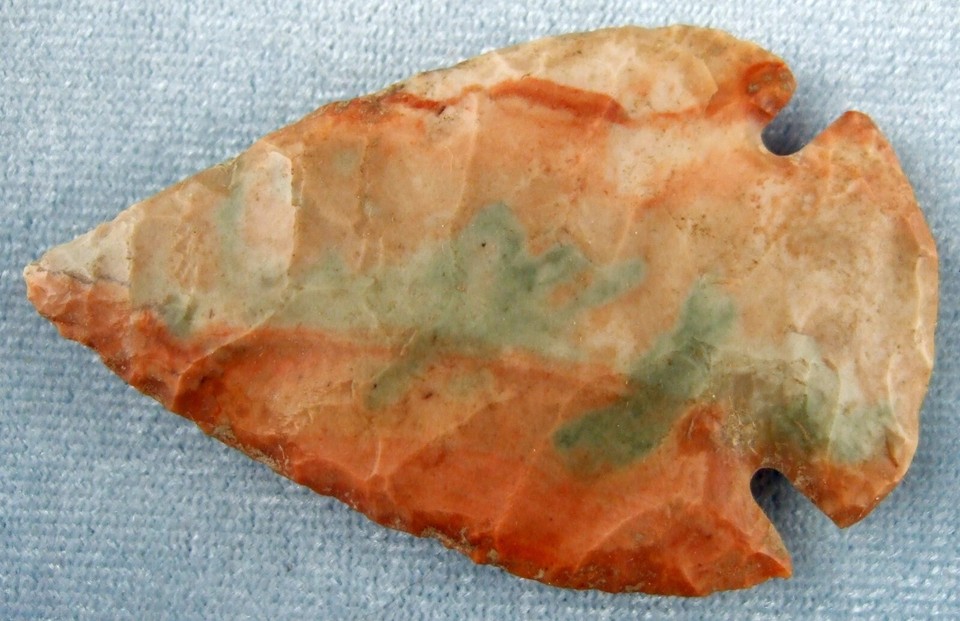 Fine Old Authentic Ohio Flintridge Flint Dovetail with COA Arrowheads ...