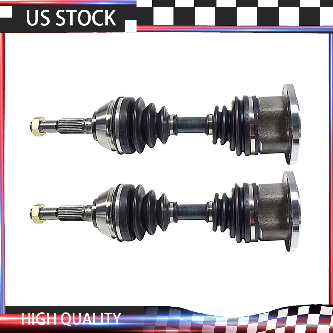 Front Pair CV Axle Shaft CV Joint Assembly for CHEVROLET BLAZER S10 ...