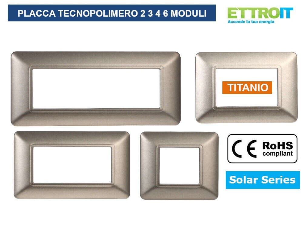 Placche Placca compatibili Bticino Matix 2 3 4 6 Posti Moduli Vari ...