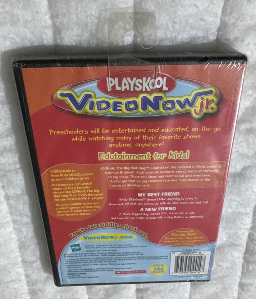 Playskool Video Now Jr Clifford PVD My Best Friend & A New Friend New ...