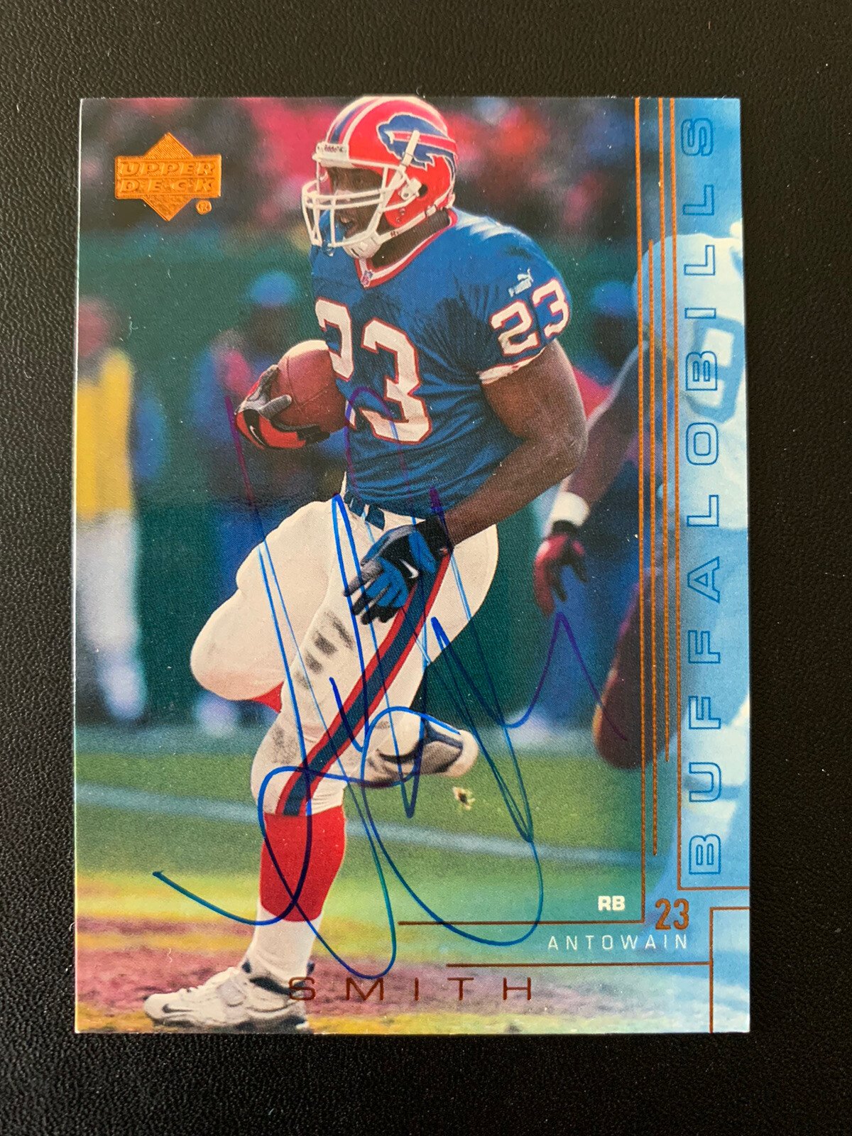 Antowain Smith Signed 2000 Upper Deck #28 Card Buffalo Bills Autograph ...
