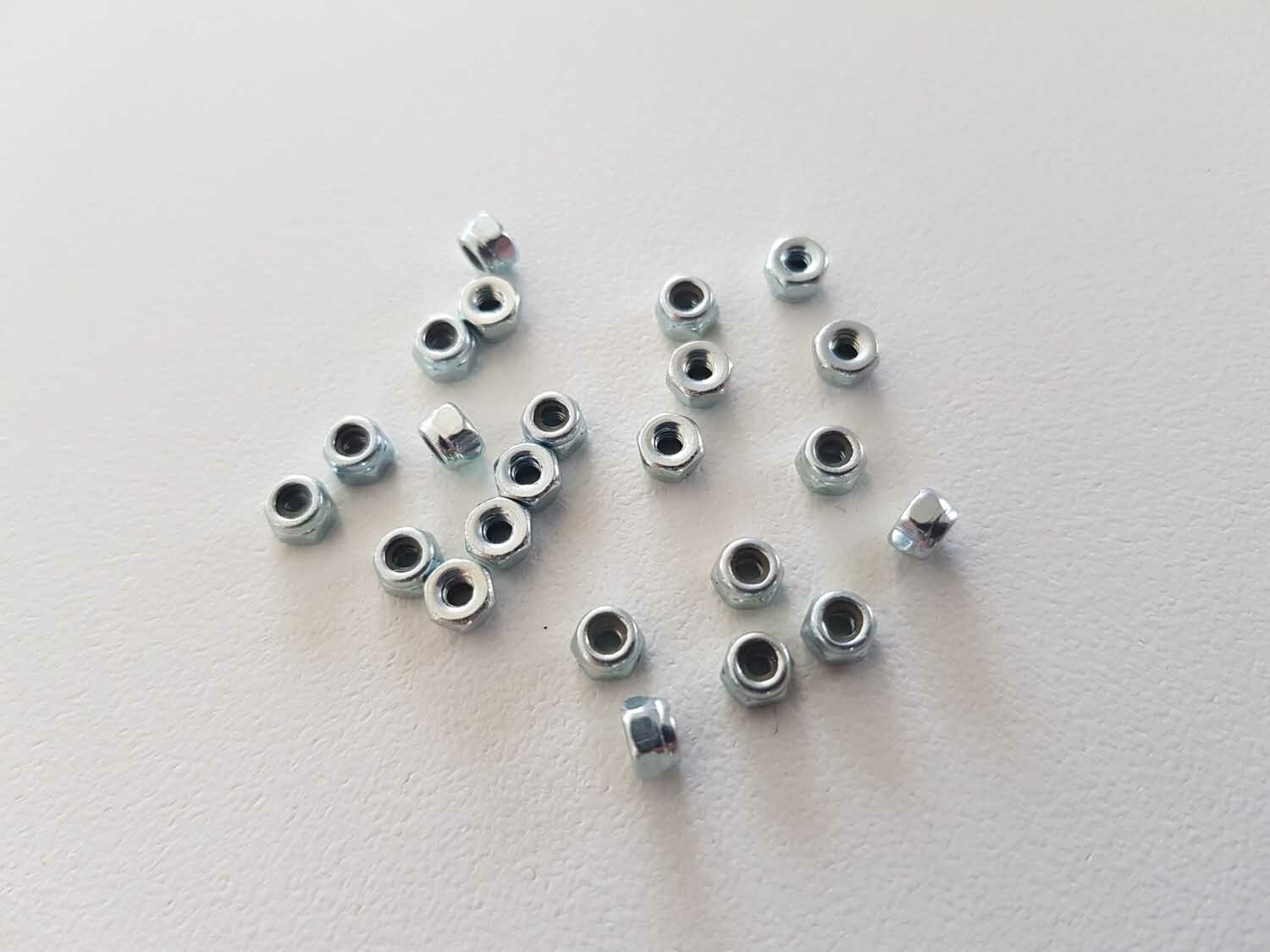 M2 Mutter versch. Ausführungen Stopmutter Sicherungsmutter Muttern | eBay