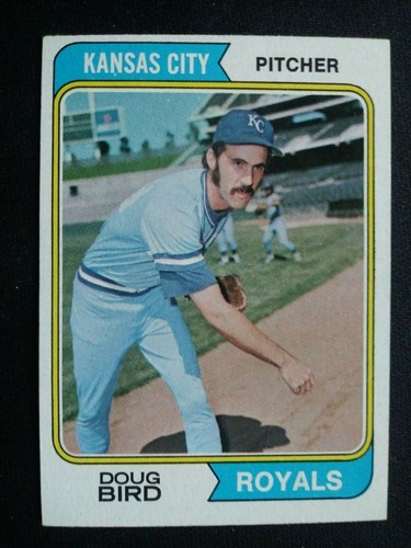 1974 Topps Baseball Card # 17 Doug Bird RC - Kansas City Royals | eBay