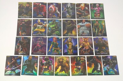 Marvel Arcade Cards: 25x Uncommon Set (S2 FOIL Sharp) Contest of ...