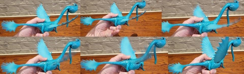 HTTYD Scauldron - Water Squirting Spin Master Action Dragon Figure Toy ...