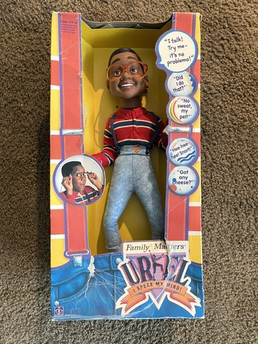 Vintage Steve Urkel Pull-String Talking Doll Family Matters 80s Hasbro ...