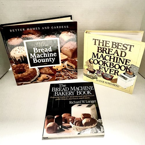 Bread Machine Cookbooks. Bundle of 3 - Pre-Owned | eBay