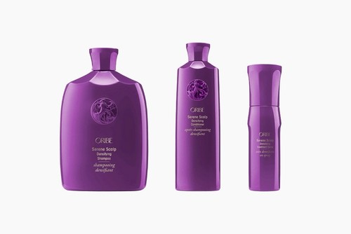 Oribe Serene Scalp Densifying Shampoo, Conditioner and Treatment Spray ...