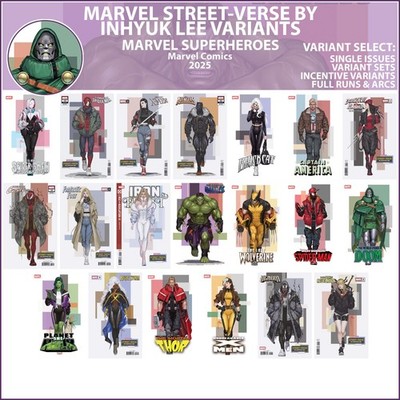 Marvel Street-Verse Variants by Inhyuk Lee (2025) Marvel Comics COVER ...