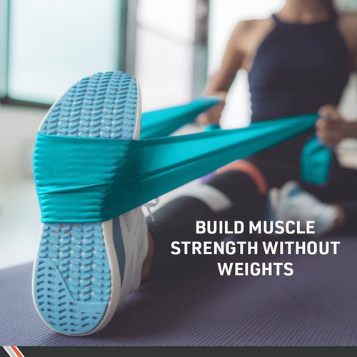 Exercise Bands - Resistance Bands in 50 yard Rolls for Fitness ...