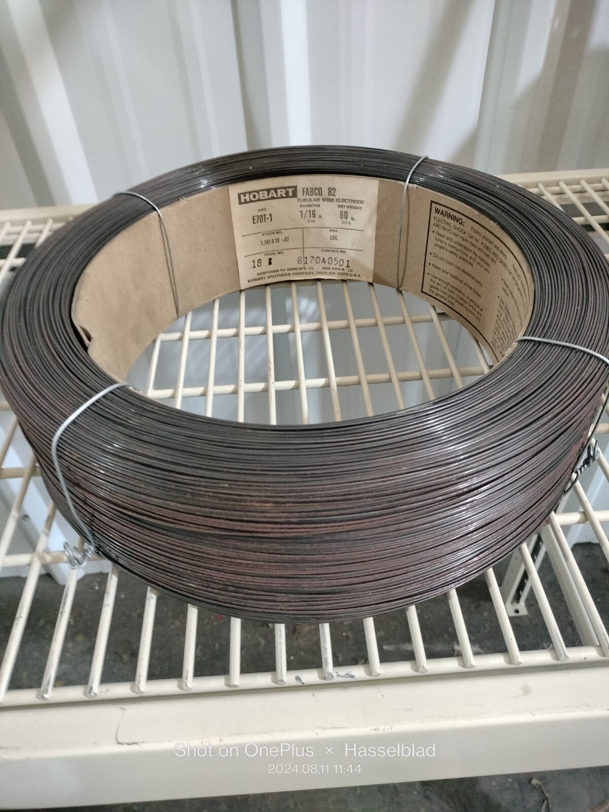 60Lb Spool HOBART Fabco Flux-Core, 1/16" Welding Wire, E70T-1, S241419 ...