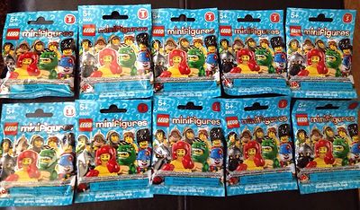 Lego 8805 Series 5 Minifigures Minifig CMF Lot of 10 NEW Sealed MYSTERY ...