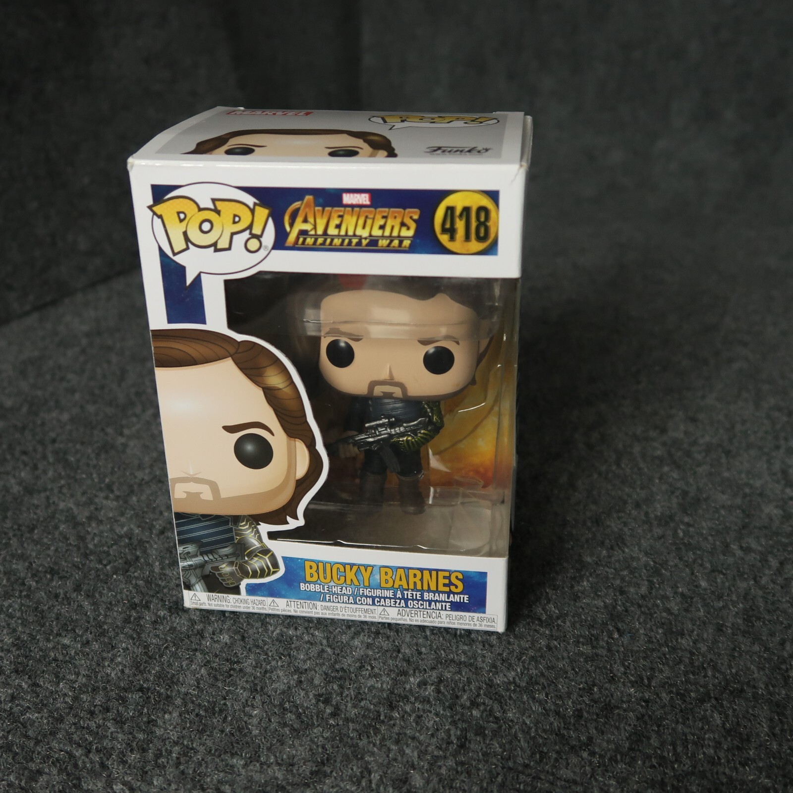 Funko Pop! Marvel Avengers Infinity War Bucky Barnes Avengers Bucky ...