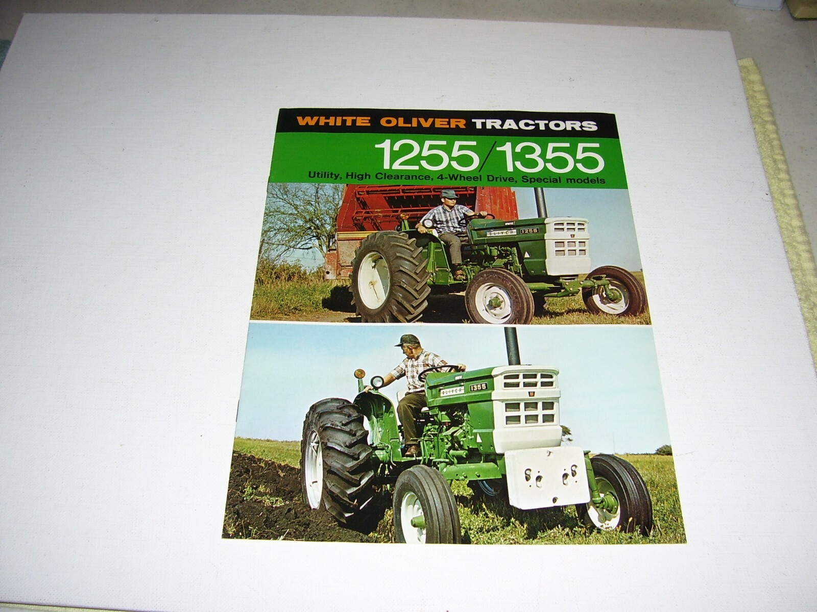 White Oliver 1255 & 1355 Farm Tractors Brochure 1970 NM | eBay