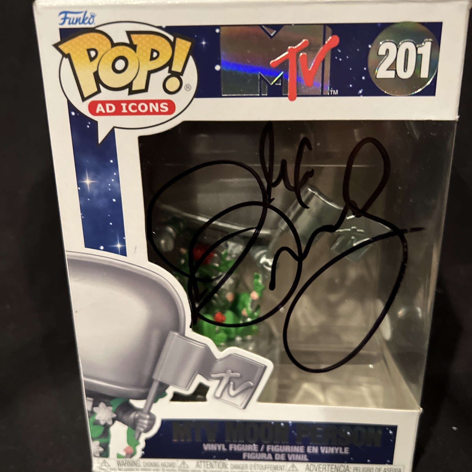 Alejandro Fernandez Signed Autograph Funko Pop MTV Moon Person JSA ...