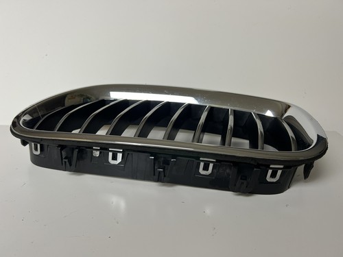 BMW F18 5 SERIES 2014 2015 2016 FRONT LEFT BUMPER CHROME GRILLE OEM ...
