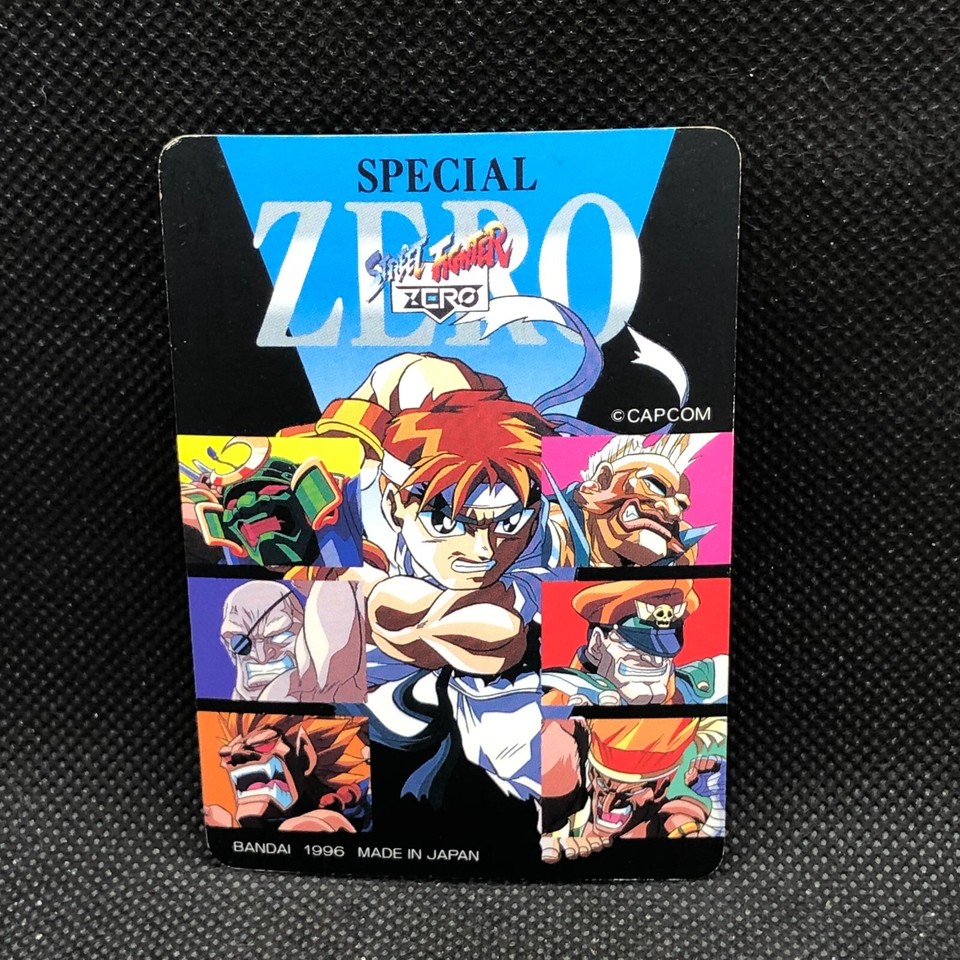 Guy Street Fighter Ⅱ Zero Capcom Bandai Card No.22 1996 vintage Japan F ...
