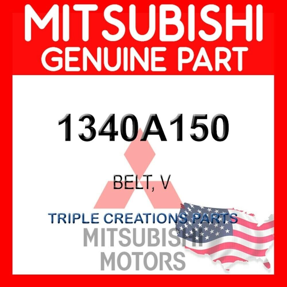 GENUINE OEM MITSUBISHI 1340A150 BELT ALTERNATOR & OTHERS | eBay