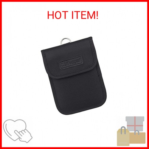 Faraday Bag for Key Fob, Wisdompro WP4694 RFID Key Fob Protector RF Car ...