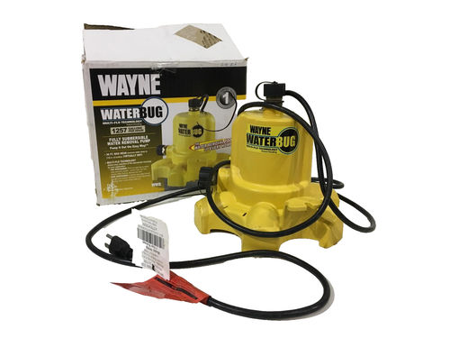 Wayne WWB 0.16 HP WaterBUG Submersible Utility Pump with Multi-Flo ...