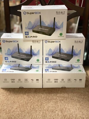 Lot of 3 Super Box S6 PRO 2025 No Subscriptions No Monthly Fees HDTV ...