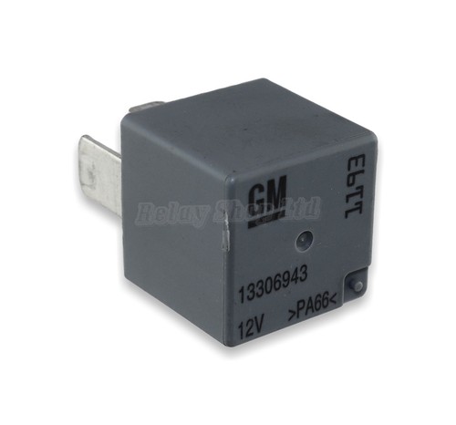 606-Vauxhall Opel Chevrolet (08-16) 4-Pin Grey Relay GM 13306943 12V ...