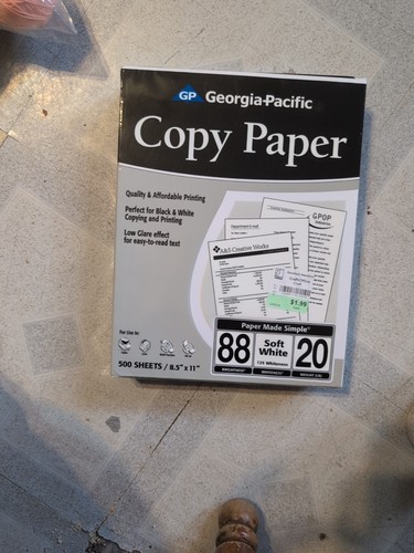 Georgia Pacific Copy Paper | eBay