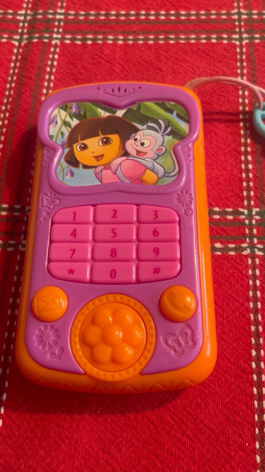 Mattel Dora the Explorer 2006 Cell Phone Toy Knows Your Name, it works ...