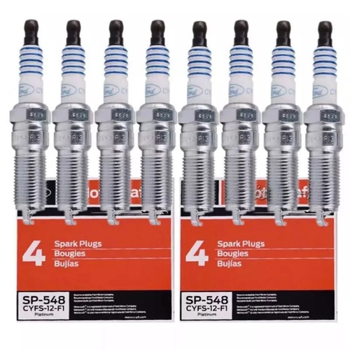 8PCS SP-548 CYFS12F1 Platinum Spark Plugs Fits For F150 Mustang 5.0L 2 ...