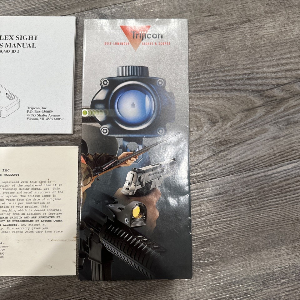 Trijicon RX01-11 With A.R.M.S. #15W Reflex Mount Dual Throw Lever Arms ...