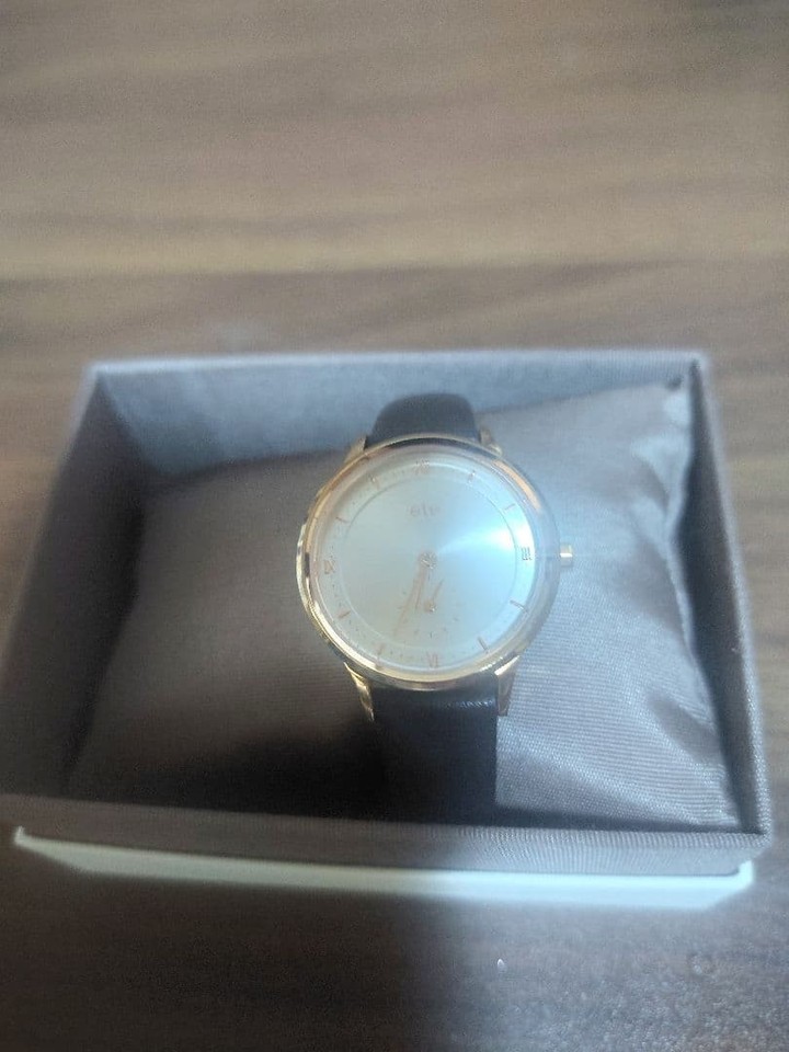 ete Watch Analog Quartz One Time Use Sleek Elegant Box Included Ladies ...