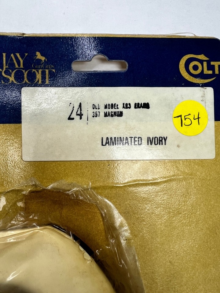 NOS Jay Scott 24 Ruger Single Action Old Model XR3 Frame Faux White ...