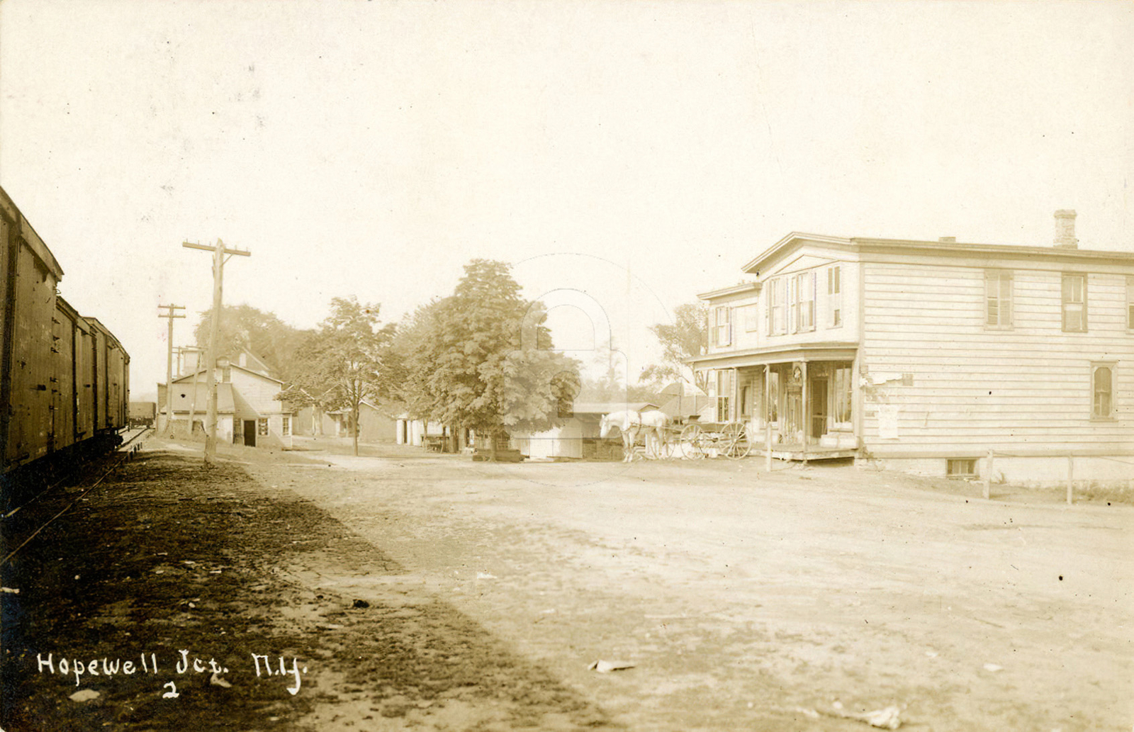 Railroad Avenue Looking From General Store East Fishkill, NY Postcard ...