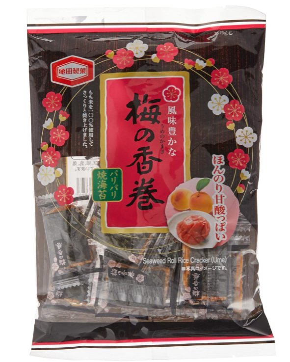 Kameda Rice cracker Japanese plum flavor 16 pcs from Japan | eBay