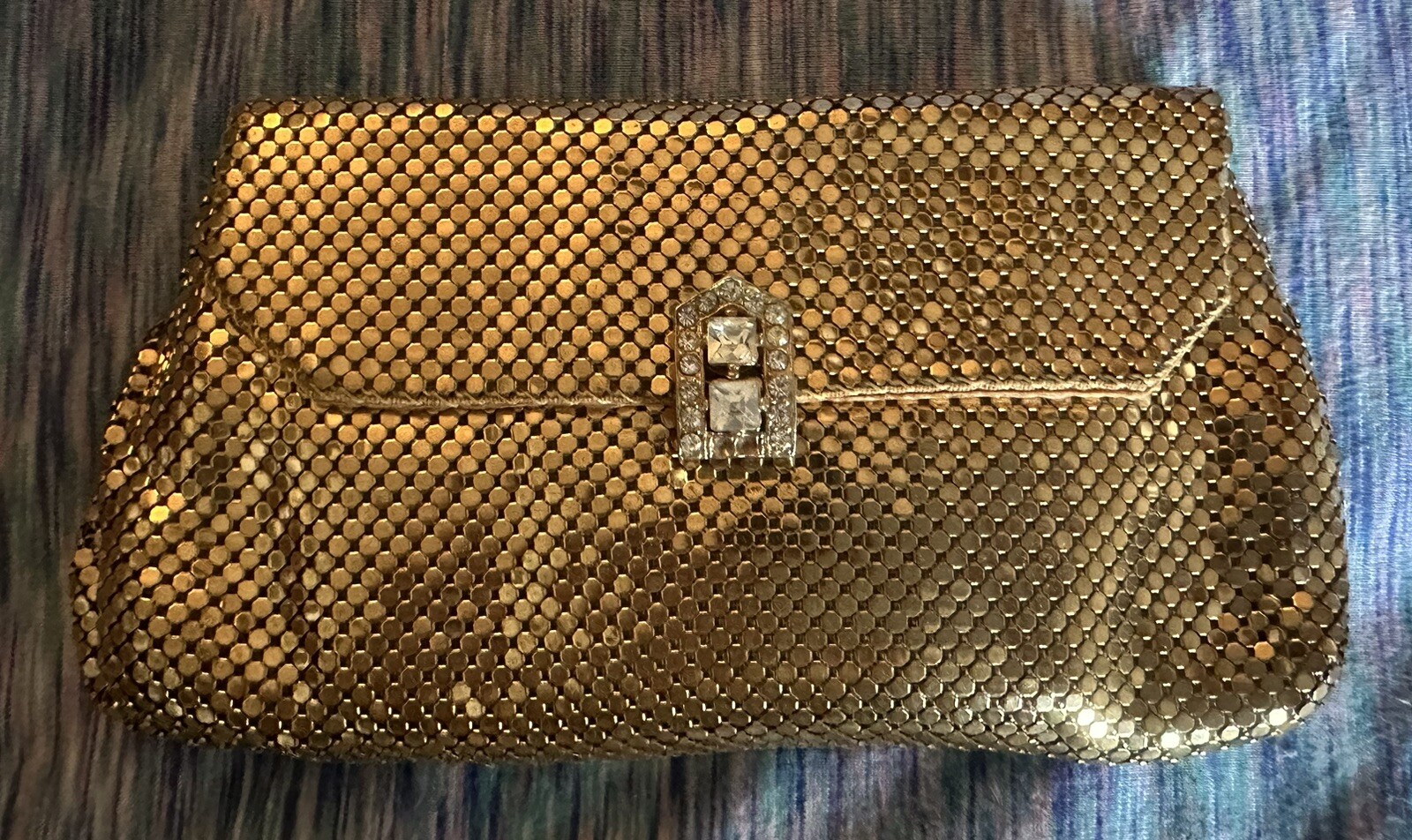 Vintage Gold Mesh Purse With Matching Wallet 1950s - Gem
