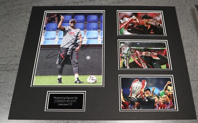 Jurgen Klopp Hand Signed Photo Display 50x40 cm Authentic Signature ...