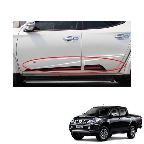 For Mitsubishi L200 Triton 2015 - 2017 Body Cladding Set Trim Guard 4 ...