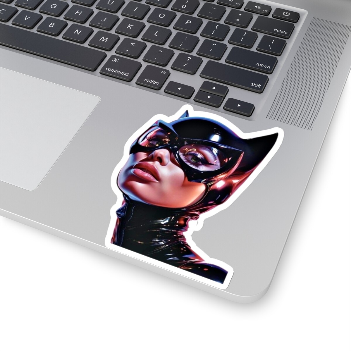 Sexy Catwoman Face Illustration DC Comics Character Villain Kiss-Cut ...