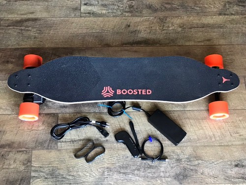 Boosted Board v2 with Charger, Remote, and Belts. Black. Used Good ...
