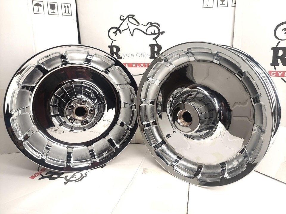 Harley Davidson Chrome Fatboy Fat boy Wheels 2018-2024 FLFB ,Exchange ...