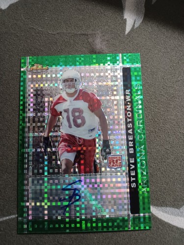 2007 TOPPS FINEST STEVE BREASTON ROOKIE AUTOGRAPHED XFRACTOR #10/25 | eBay